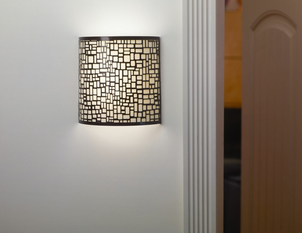 London Barrel Battery Operated Wall Light